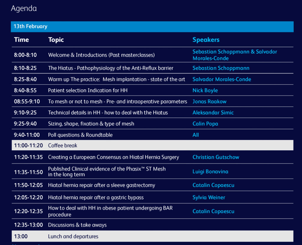 Hiatal Hernia Masterclass - Hernia U